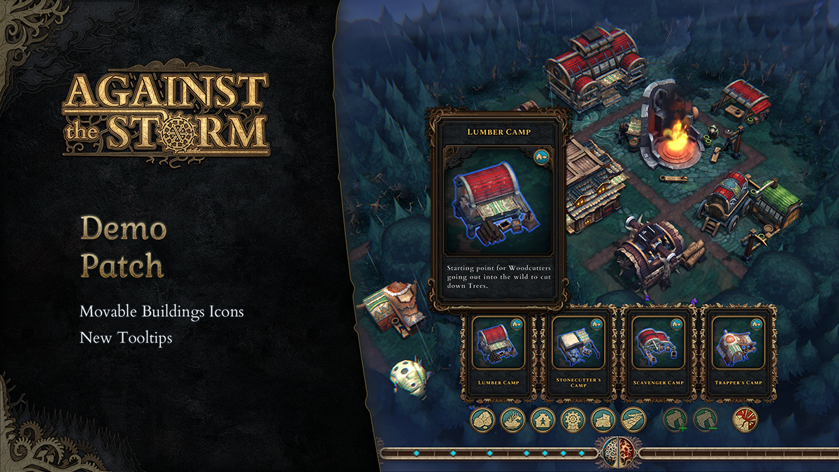 Demo Patch - Movable Buildings Icons, New Tooltips - Eremite Games